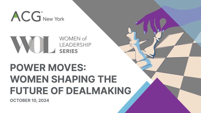 2024 ACG NY Women of Leadership Series October Edition | ACG New York
